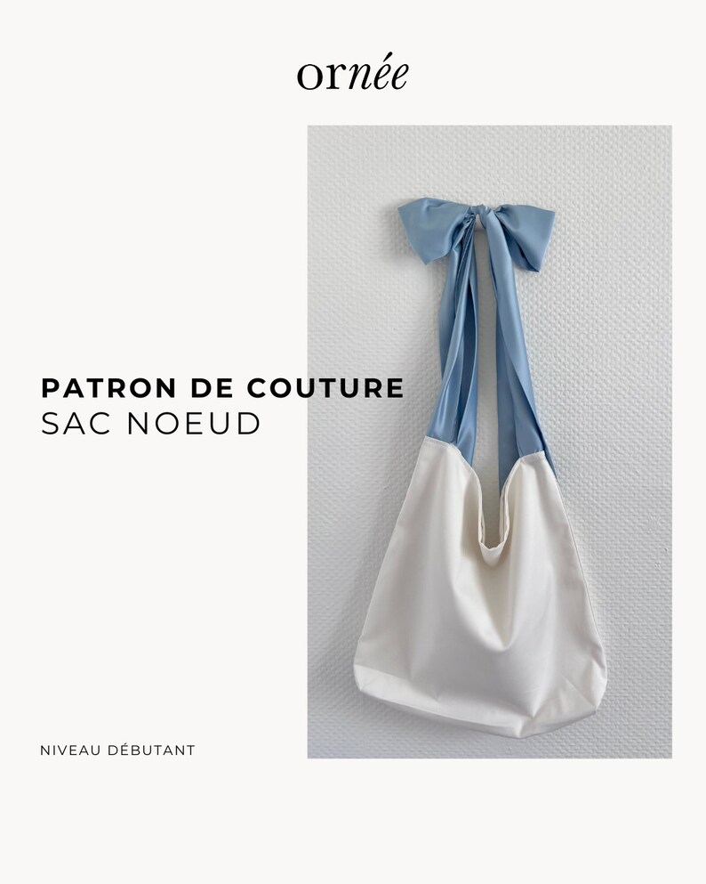 Easy Bow Bag PDF Sewing Pattern for Beginners - Tutorial Included - - Etsy