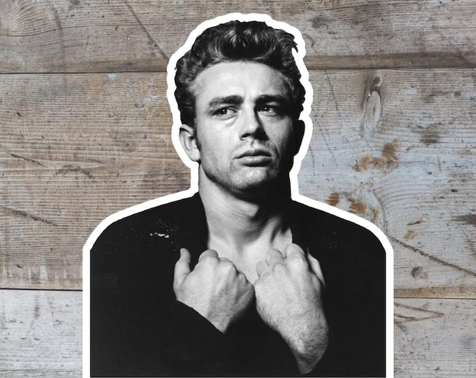 James Dean Vintage Style Sticker - Etsy