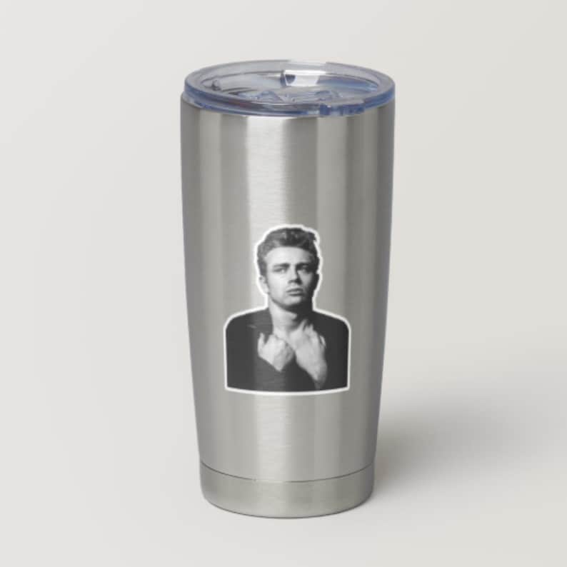 James Dean Vintage Style Sticker - Etsy