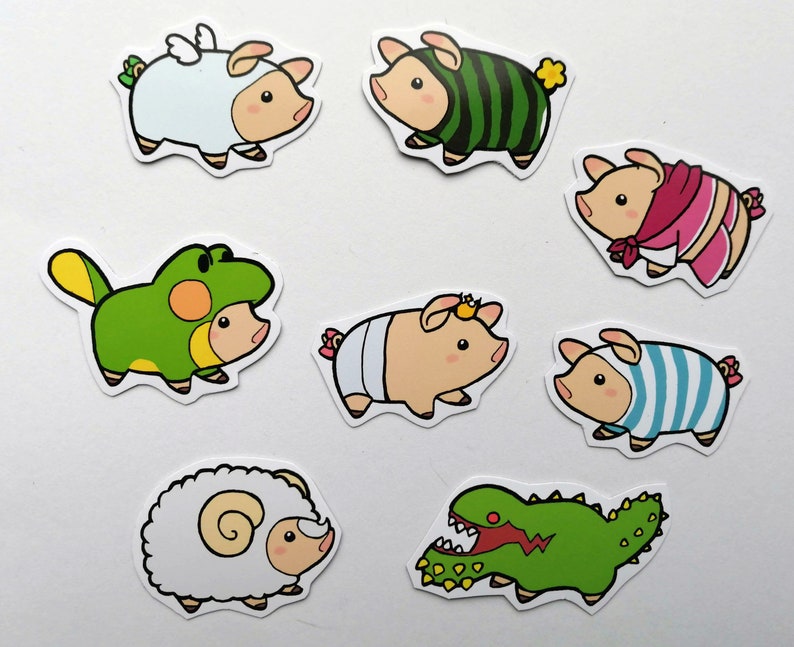 Monster Hunter Cute Poogie Decorative Magnets Pack of 8 | Etsy