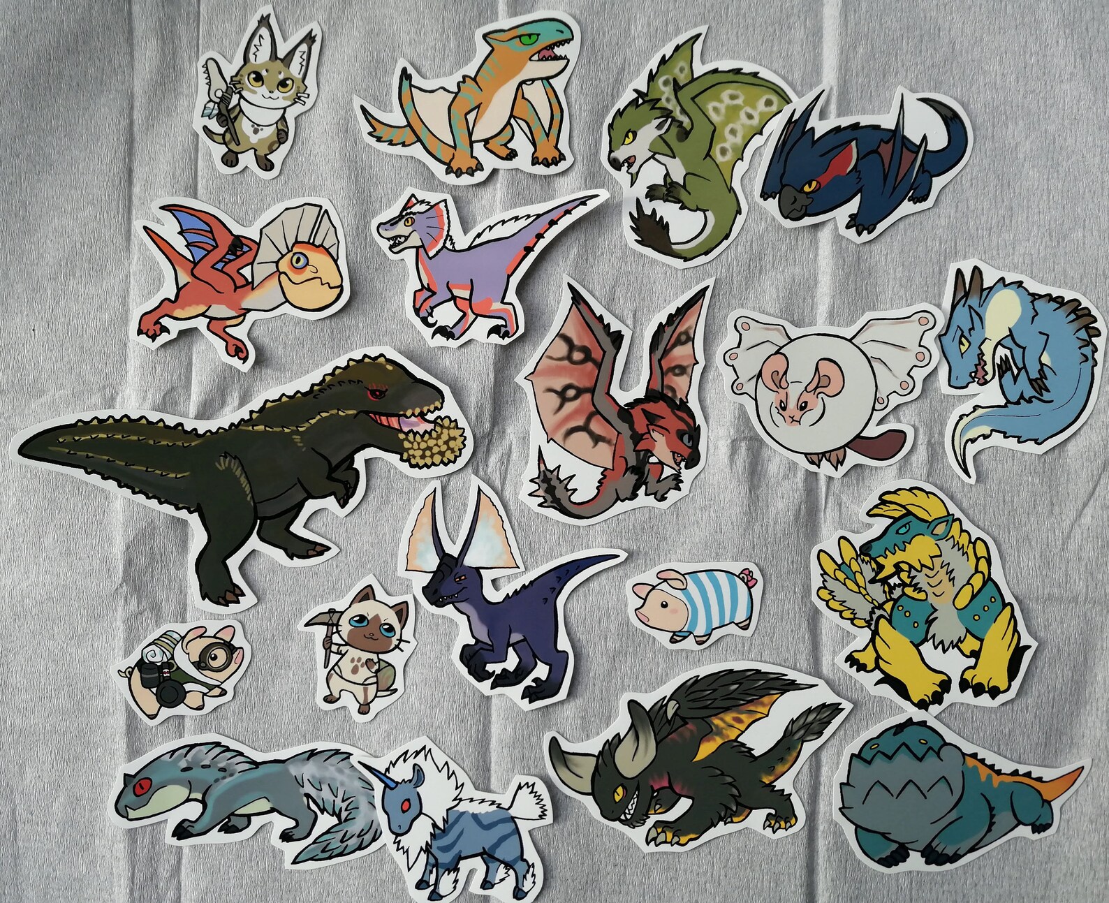 Monster Hunter Stickers average 15 choose from over 80 | Etsy