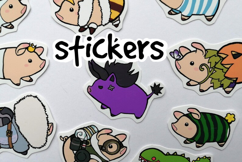 Monster Hunter Cute Poogie Stickers Pack of 16 Custom Made - Etsy