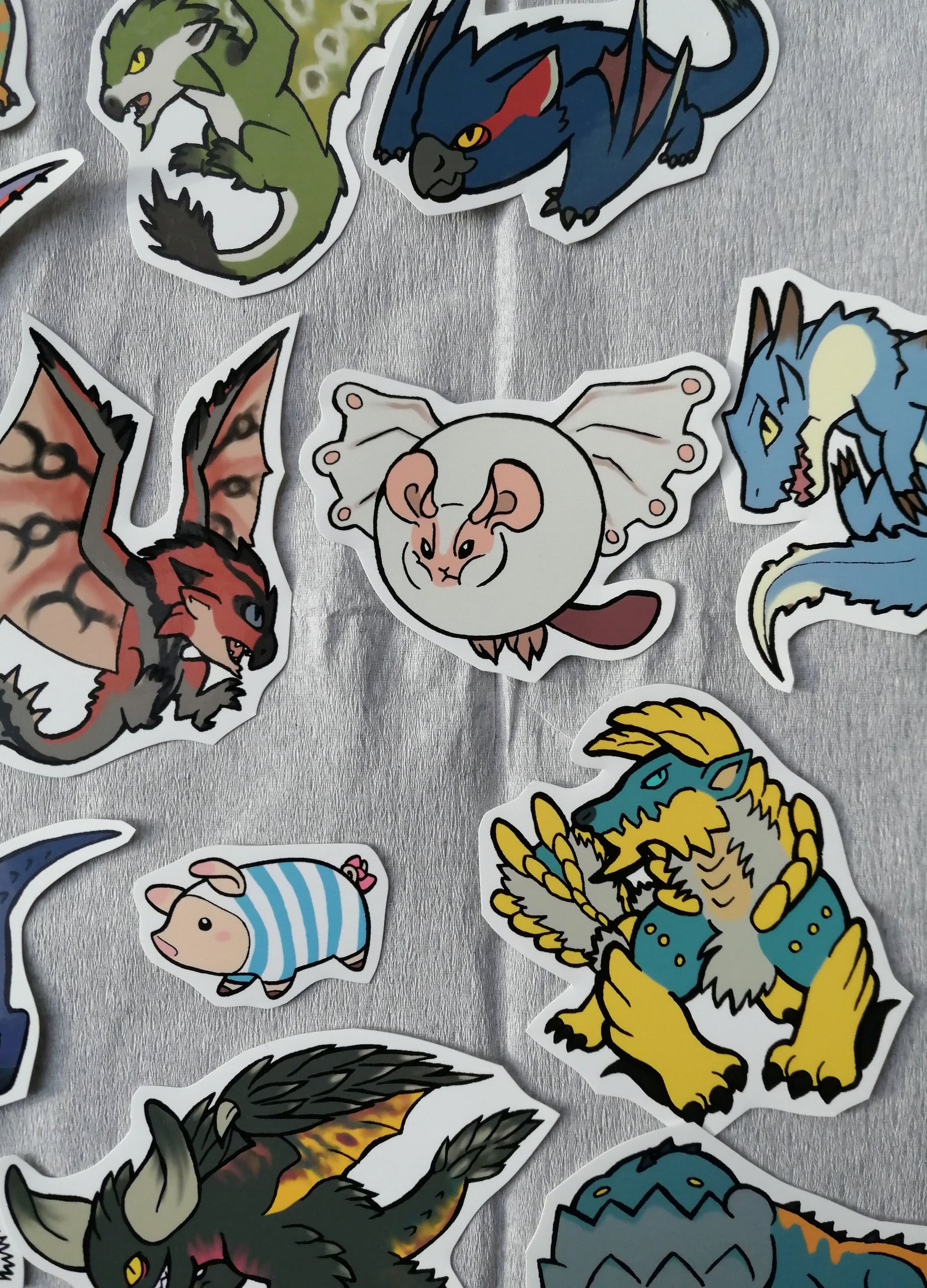 Monster Hunter Stickers average 15 choose from over 100 | Etsy