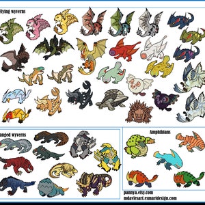 Monster Hunter Stickers average 15 choose from over 100 | Etsy