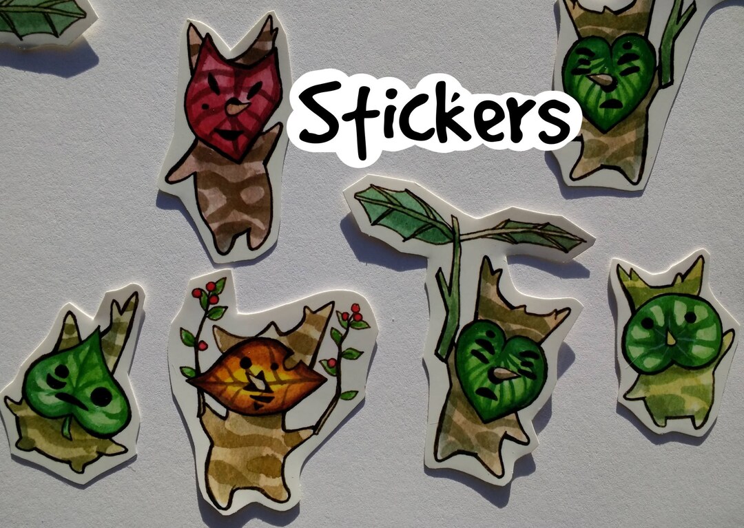 Korok Sticker Set Legend of Zelda Breath of the Wild - Etsy