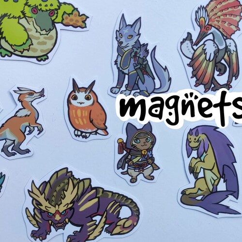 Monster Hunter Rise Sticker Set | Etsy