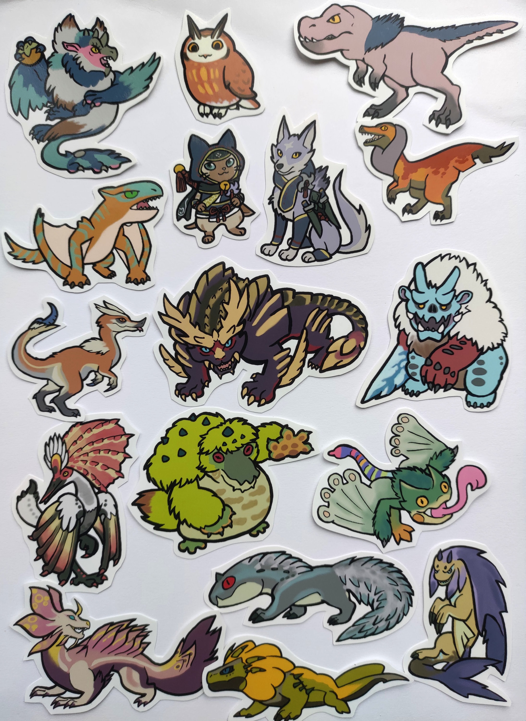 Monster Hunter Rise Sticker Set - Etsy