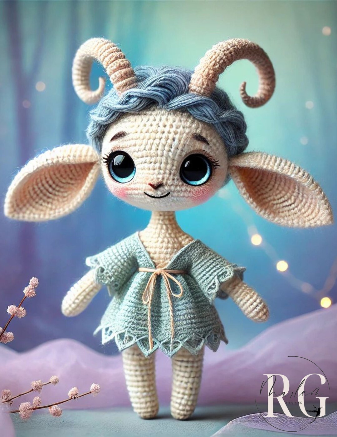 Whimsical Faun Crochet Pattern PDF Cute Amigurumi Tutorial, Easy Step ...