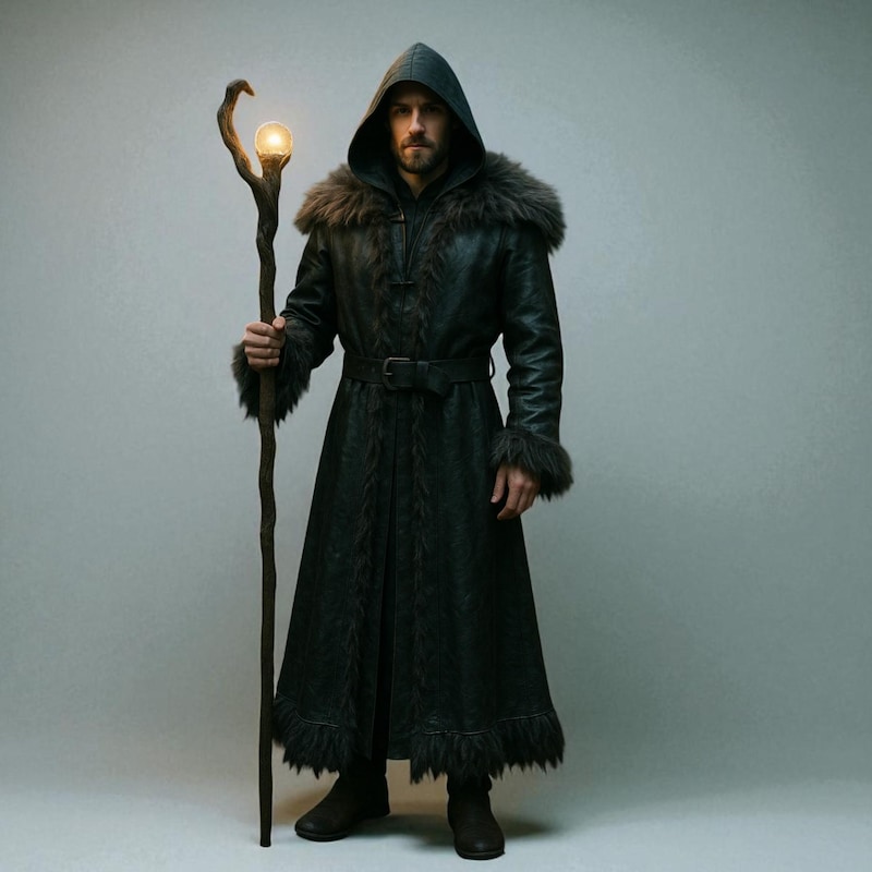 Black Cloak Robe Men - Etsy