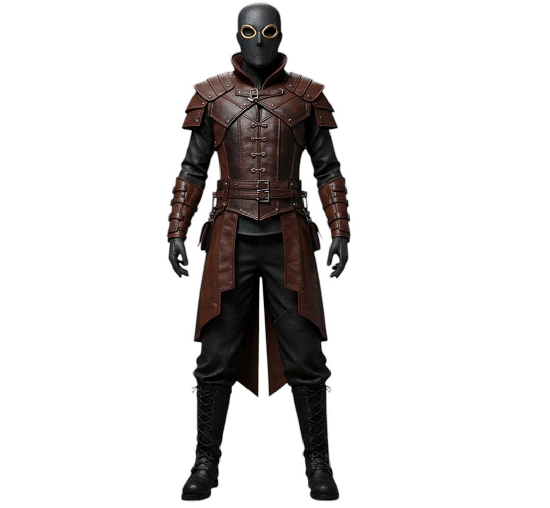 Assassin Medieval Leather Armor Suit | Gothic Warrior Costume ...