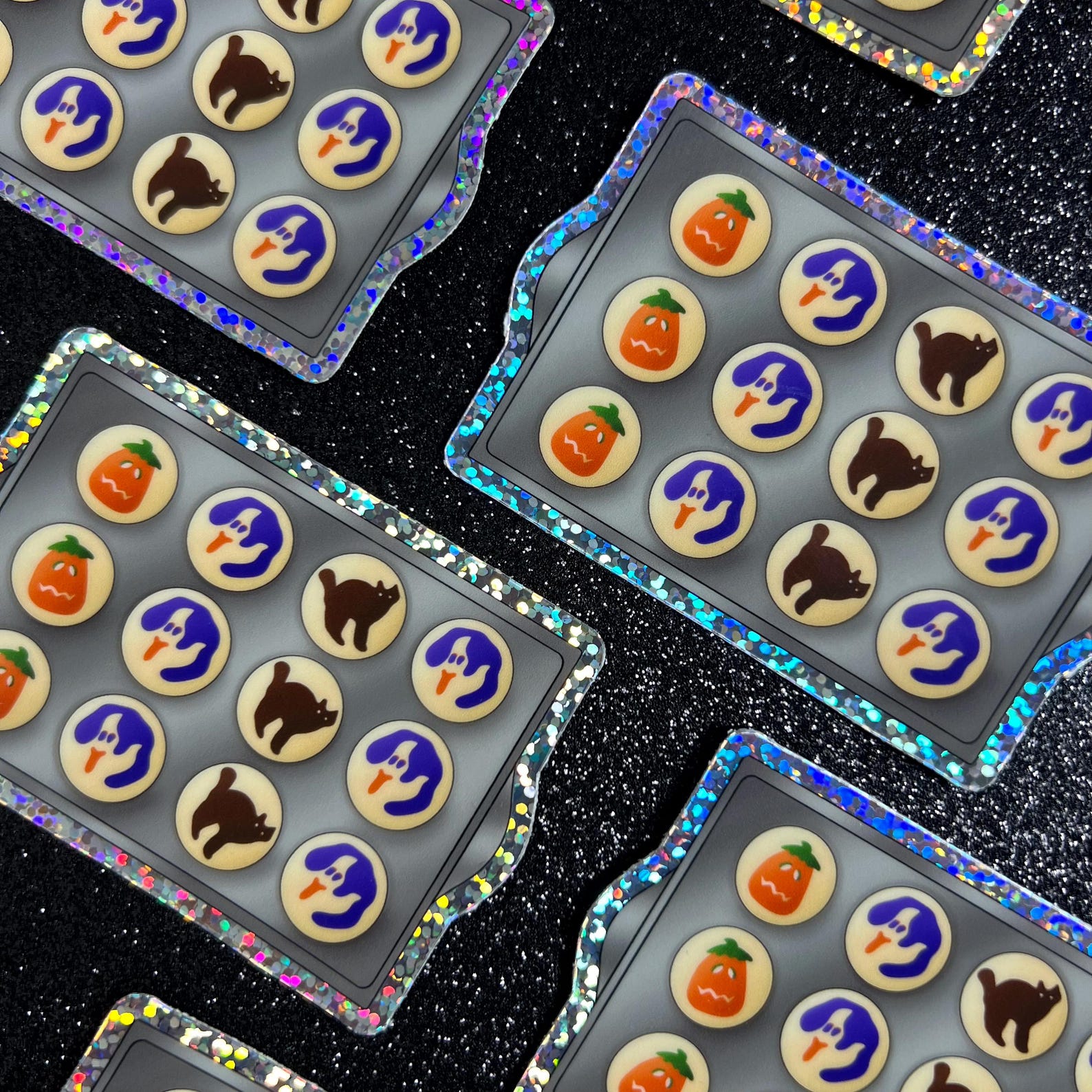 Tray of Classic Halloween Sugar Cookies - Pumpkin, Ghost, and Spooky ...