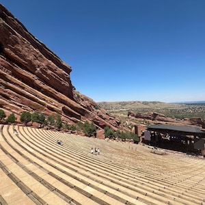 Iconic Red Rocks Amphitheater - Stunning Wall Art Print of Legendary ...