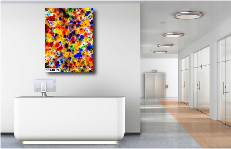 Bellagio Bloom: Vibrant Glass Ceiling Art From Las Vegas - Etsy