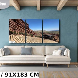 Iconic Red Rocks Amphitheater - Stunning Wall Art Print of Legendary ...