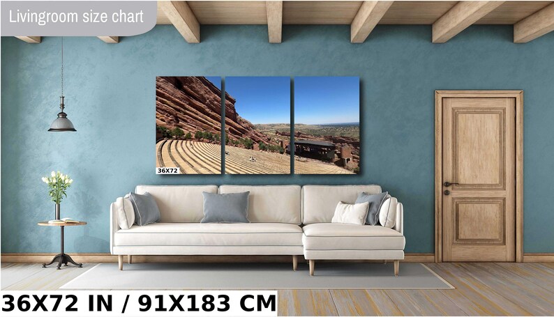 Iconic Red Rocks Amphitheater - Stunning Wall Art Print of Legendary ...