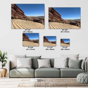 Iconic Red Rocks Amphitheater - Stunning Wall Art Print of Legendary ...