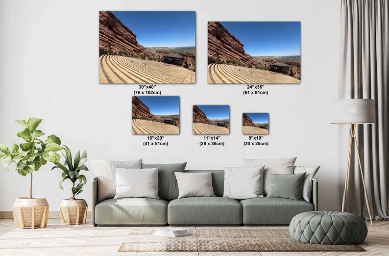 Iconic Red Rocks Amphitheater - Stunning Wall Art Print of Legendary ...