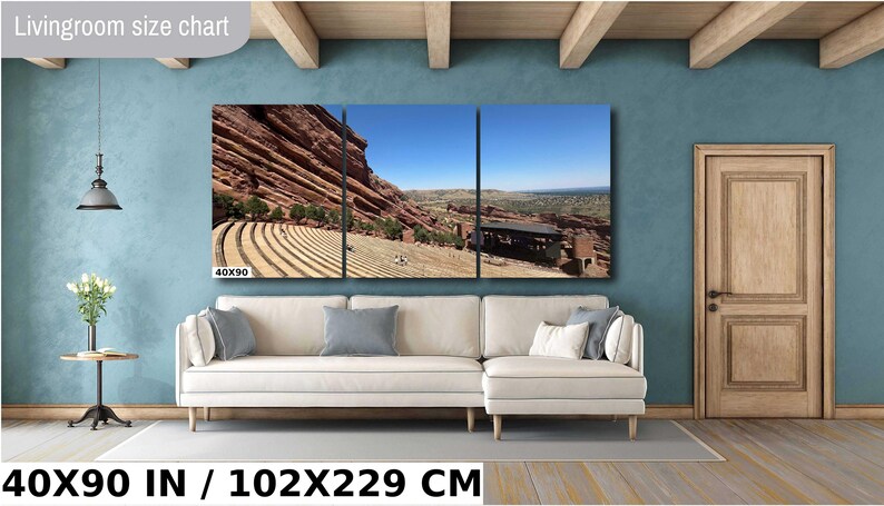 Iconic Red Rocks Amphitheater Stunning Wall Art Print of Legendary ...