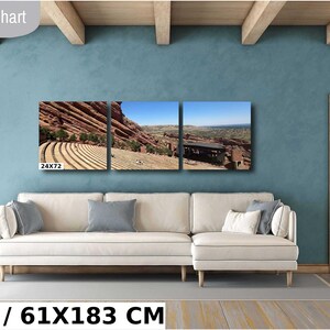 Iconic Red Rocks Amphitheater - Stunning Wall Art Print of Legendary ...