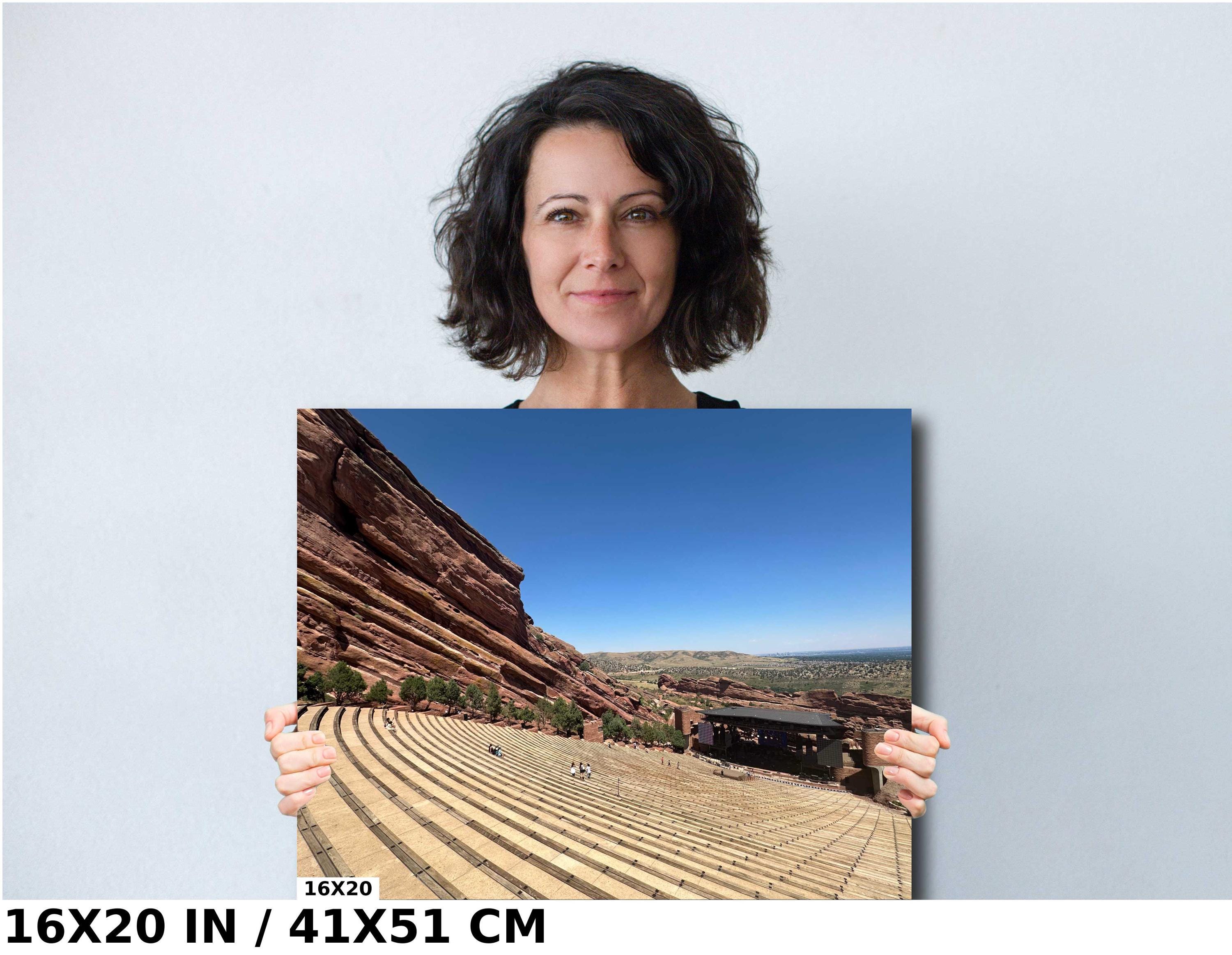Iconic Red Rocks Amphitheater - Stunning Wall Art Print of Legendary ...
