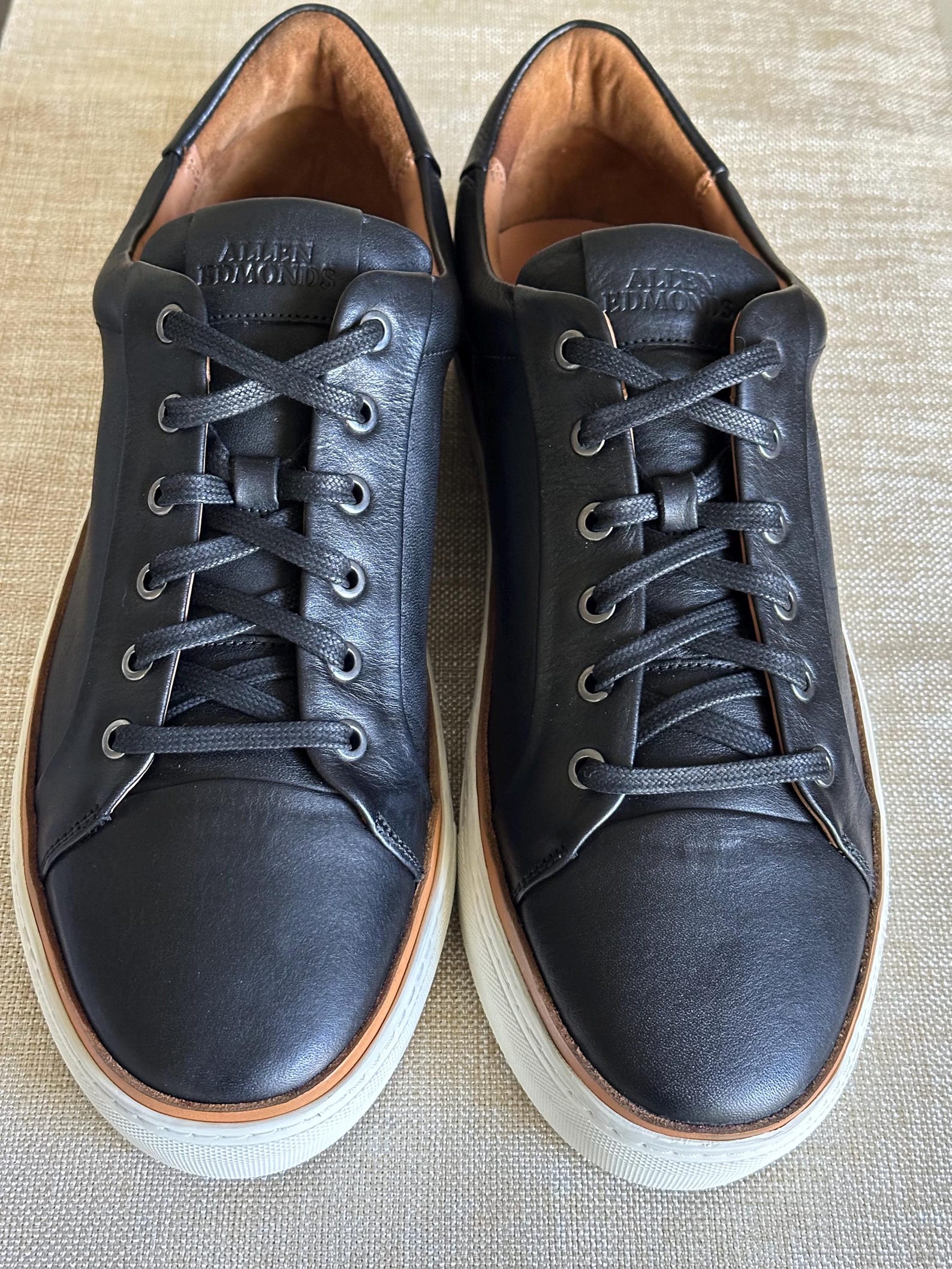 Allen Edmonds Flynn Leather Low-top Sneaker Men’s Sz. 13D - Etsy