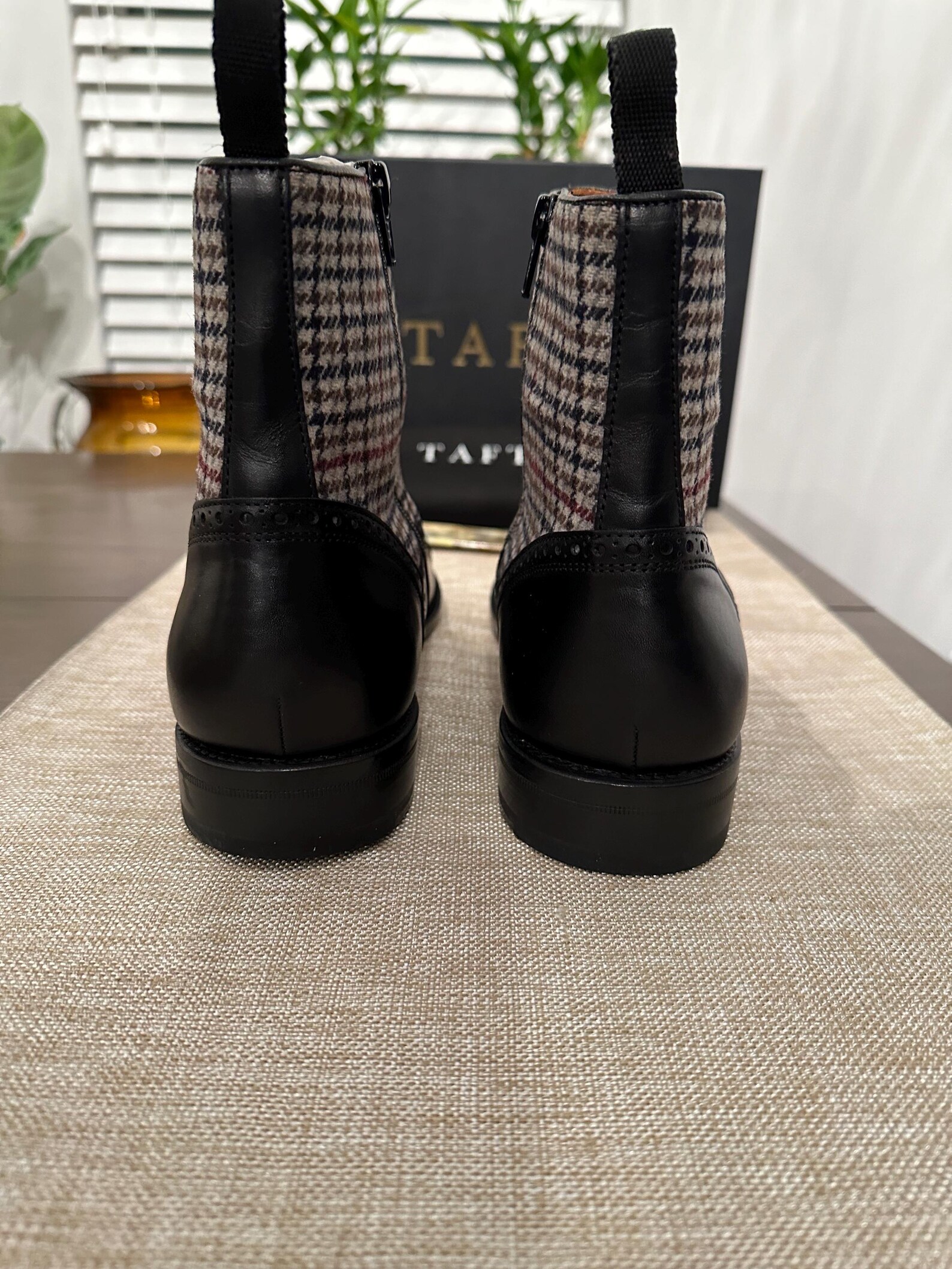 Taft Handcrafted Men’s Leather Short Boots Sz.8 - Etsy