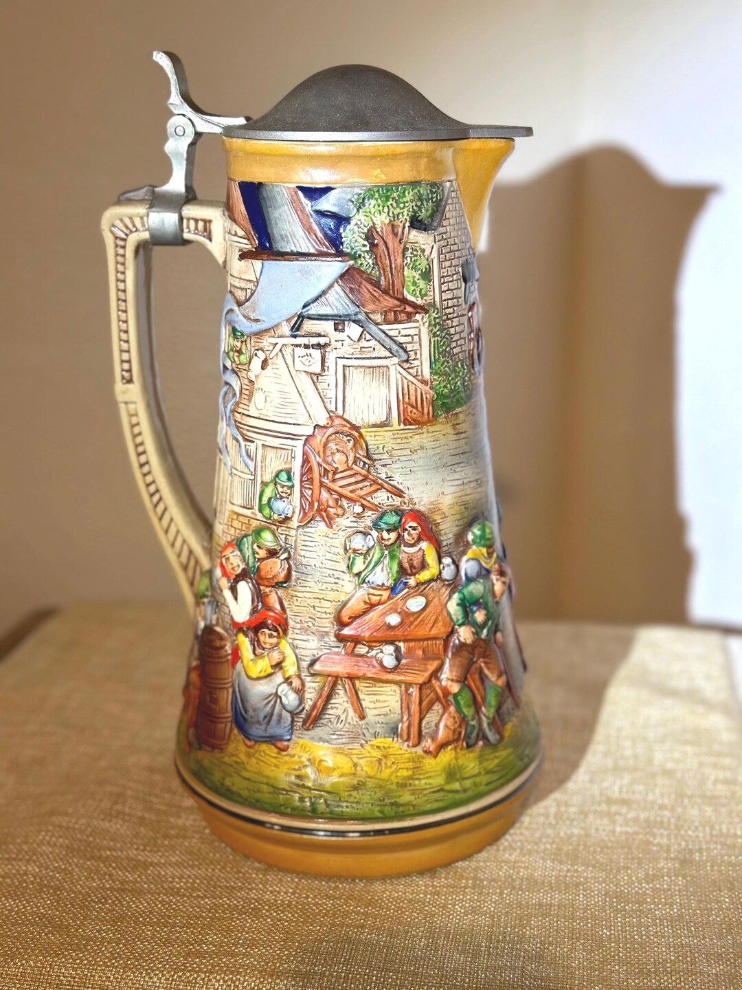 Vintage Original Gerzit Gerz 11in Porcelain Beer Stein #1493 - Etsy