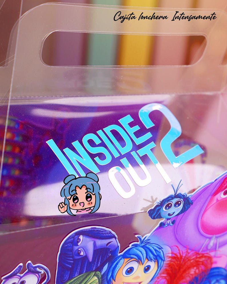 Cajita lonchera Intensamente II, Inside Out 2, Bundle digital, digital ...