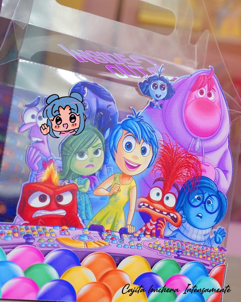 Cajita lonchera Intensamente II, Inside Out 2, Bundle digital, digital ...