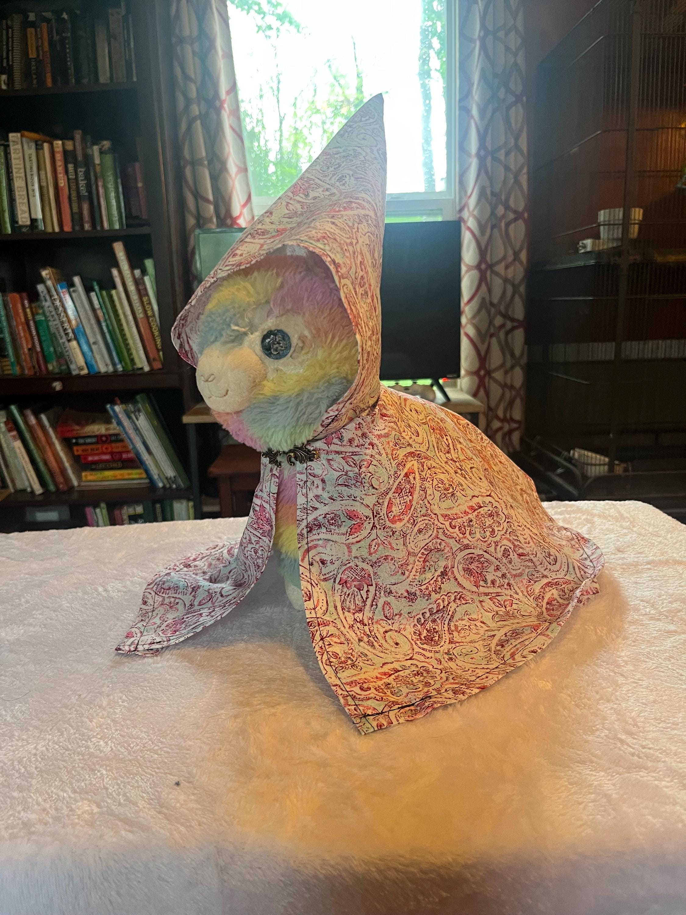Enchanted Petal Cat Cape - Cat Cape - Cat Clothes - Doll Cape - Stuffed ...