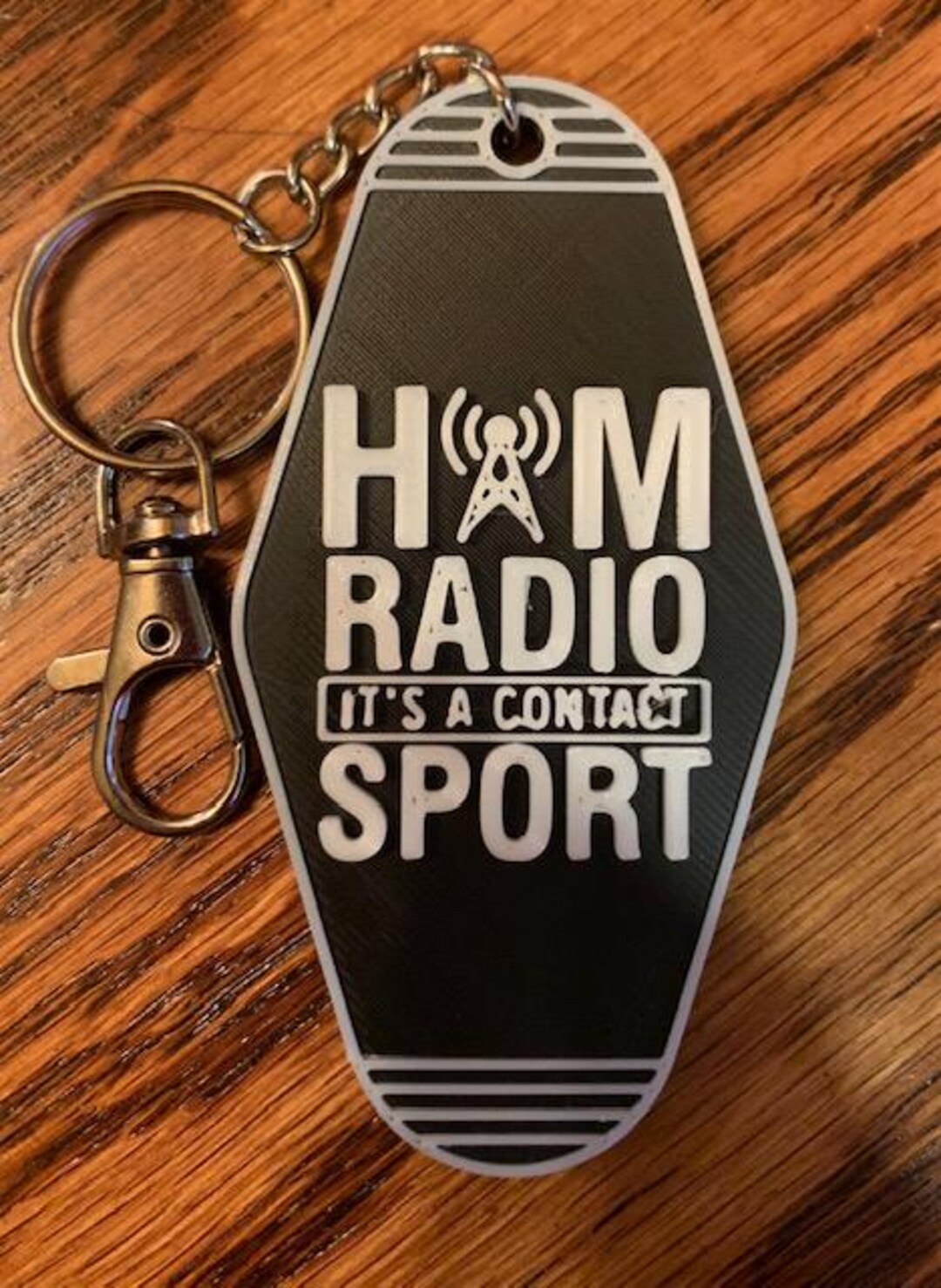 HAM Radio Keychain. It's A Contact Sport - Etsy