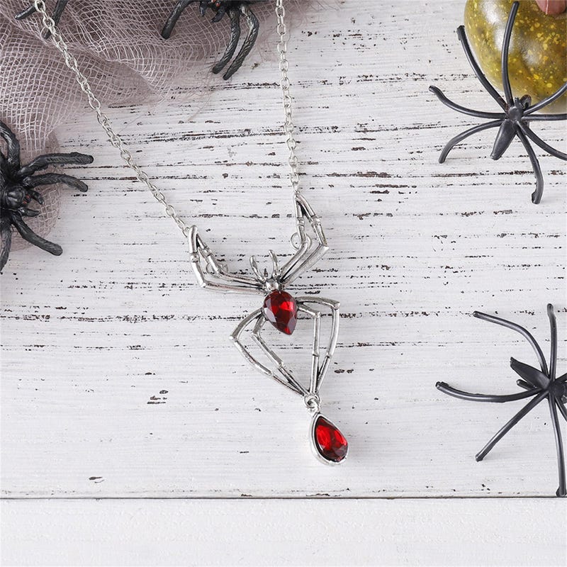 Spider Necklace - Etsy