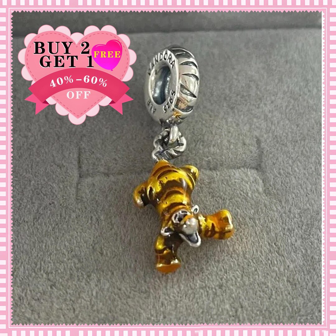 Disney Winnie the Pooh Tigger Dangle Charm, Charm for Bracelets, Girl ...