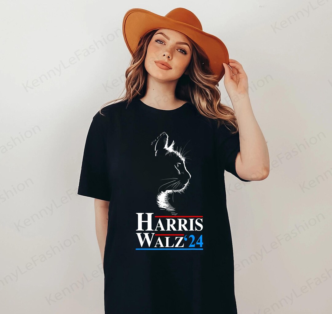 Harris Walz Cat Png, Cat Kamala Harris and Tim Walz Democratic Election ...