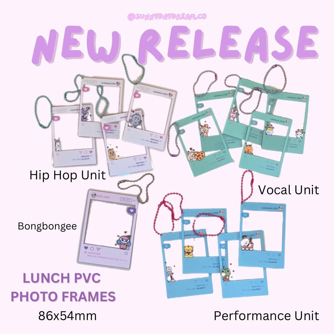 LUNCH PVC Photo Frame - Etsy