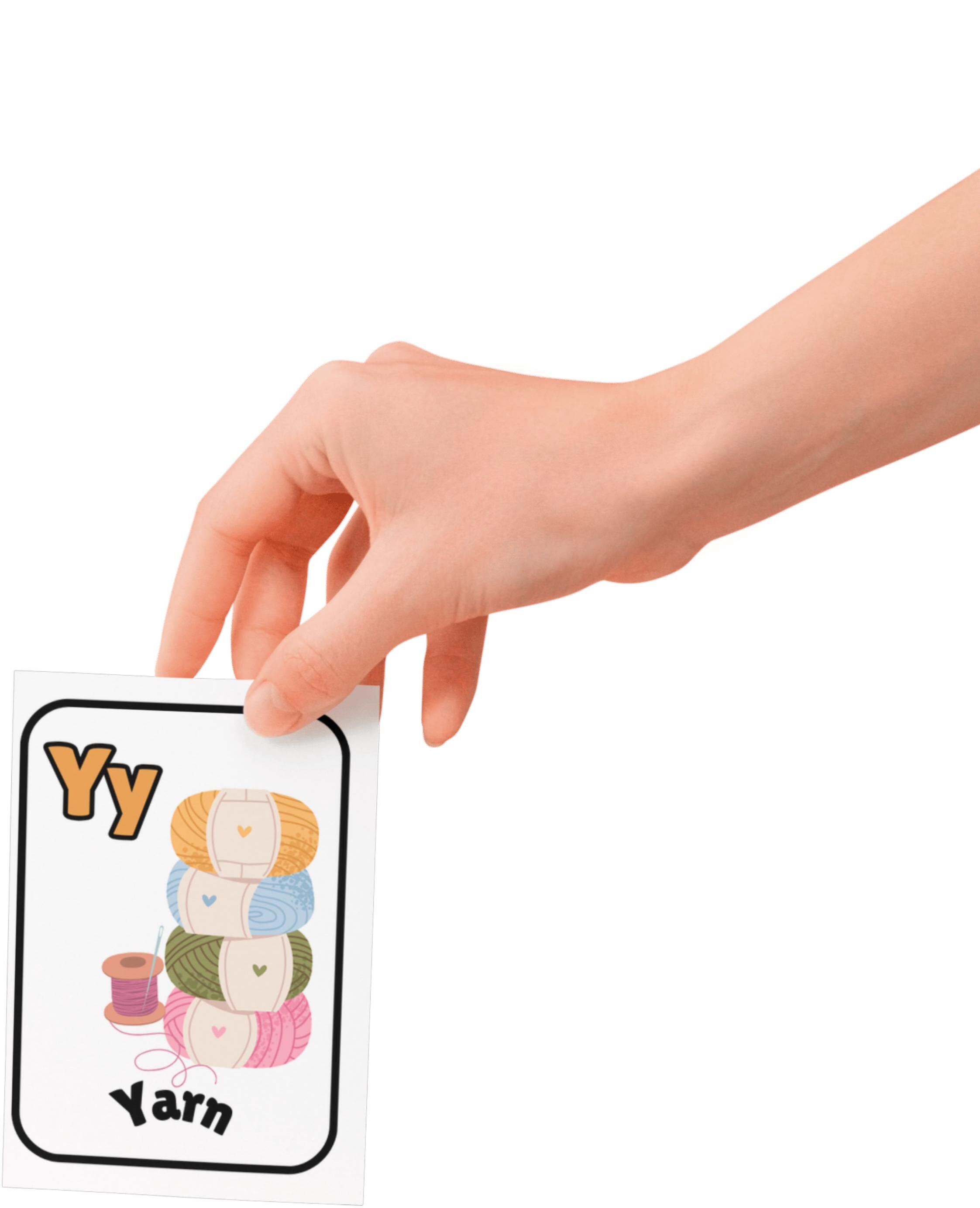 Toddler Alphabet Flashcards Printable | A–Z Flashcard Bundle With Cute ...