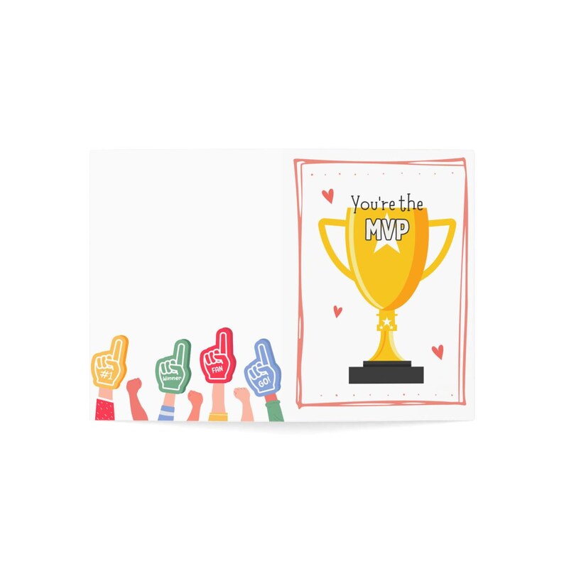 MVP Trophy Printable Card: Appreciation, Encouragement (PDF & JPG ...