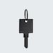 Matte Black Original Keychain - Etsy