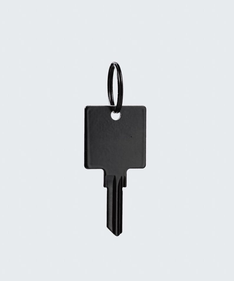 Matte Black Original Keychain - Etsy