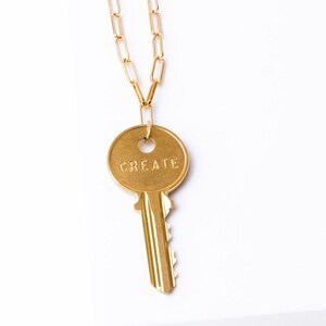 Classic Key Brooklyn Chain Necklace - Etsy