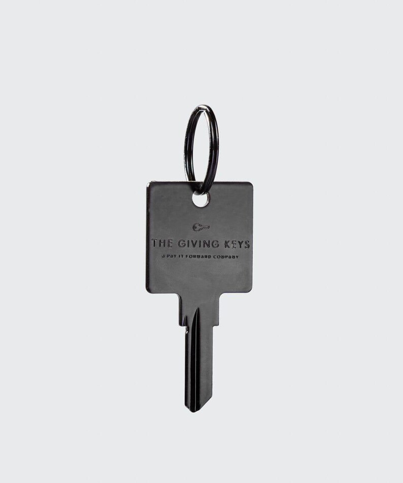 Matte Black Original Keychain - Etsy