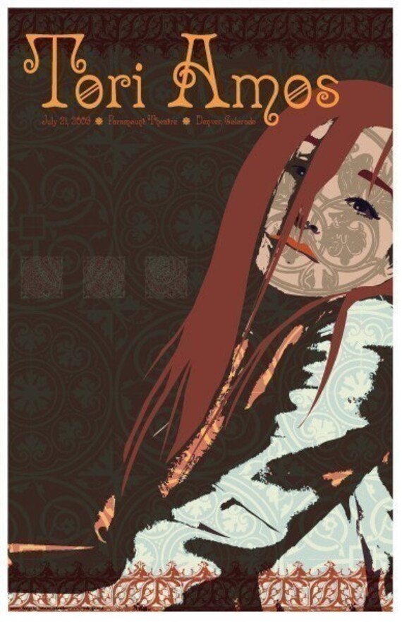 Tori Amos Concert Poster | Etsy