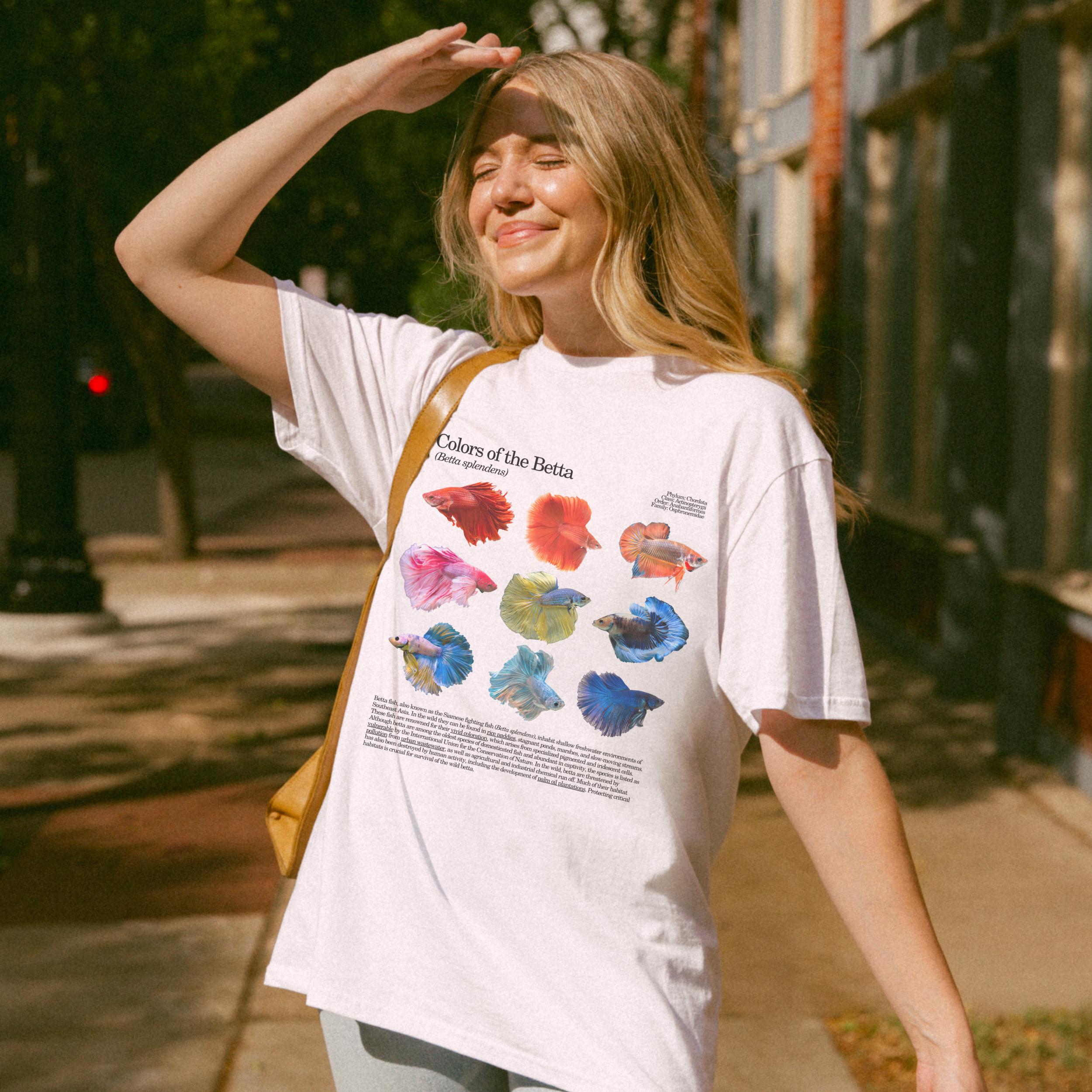 Trendy Betta Fish Shirt, Colors of the Betta T-shirt, Ocean Life Tee ...