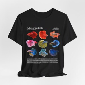 Trendy Betta Fish Shirt, Colors of the Betta T-shirt, Ocean Life Tee ...