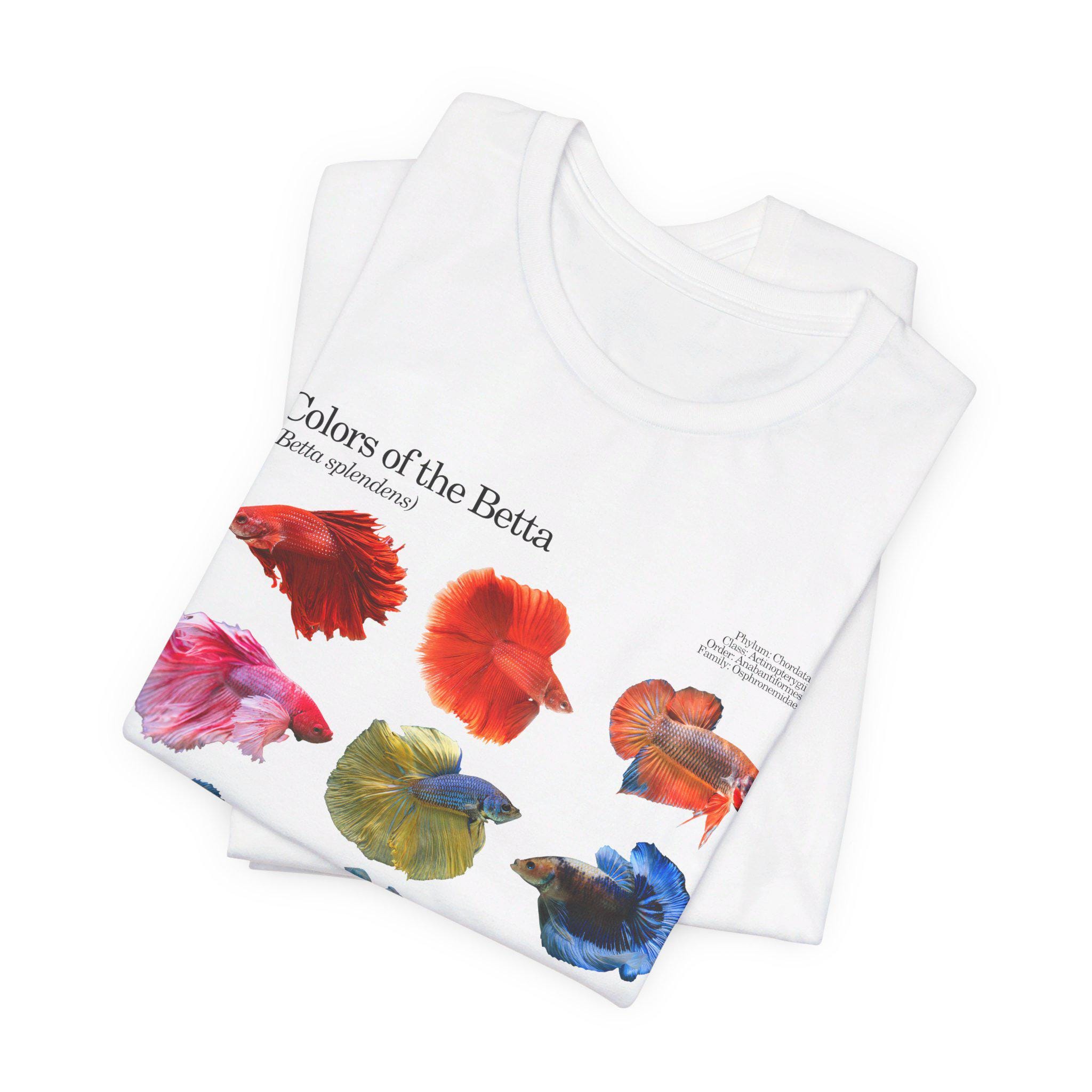 Trendy Betta Fish Shirt, Colors of the Betta T-shirt, Ocean Life Tee ...