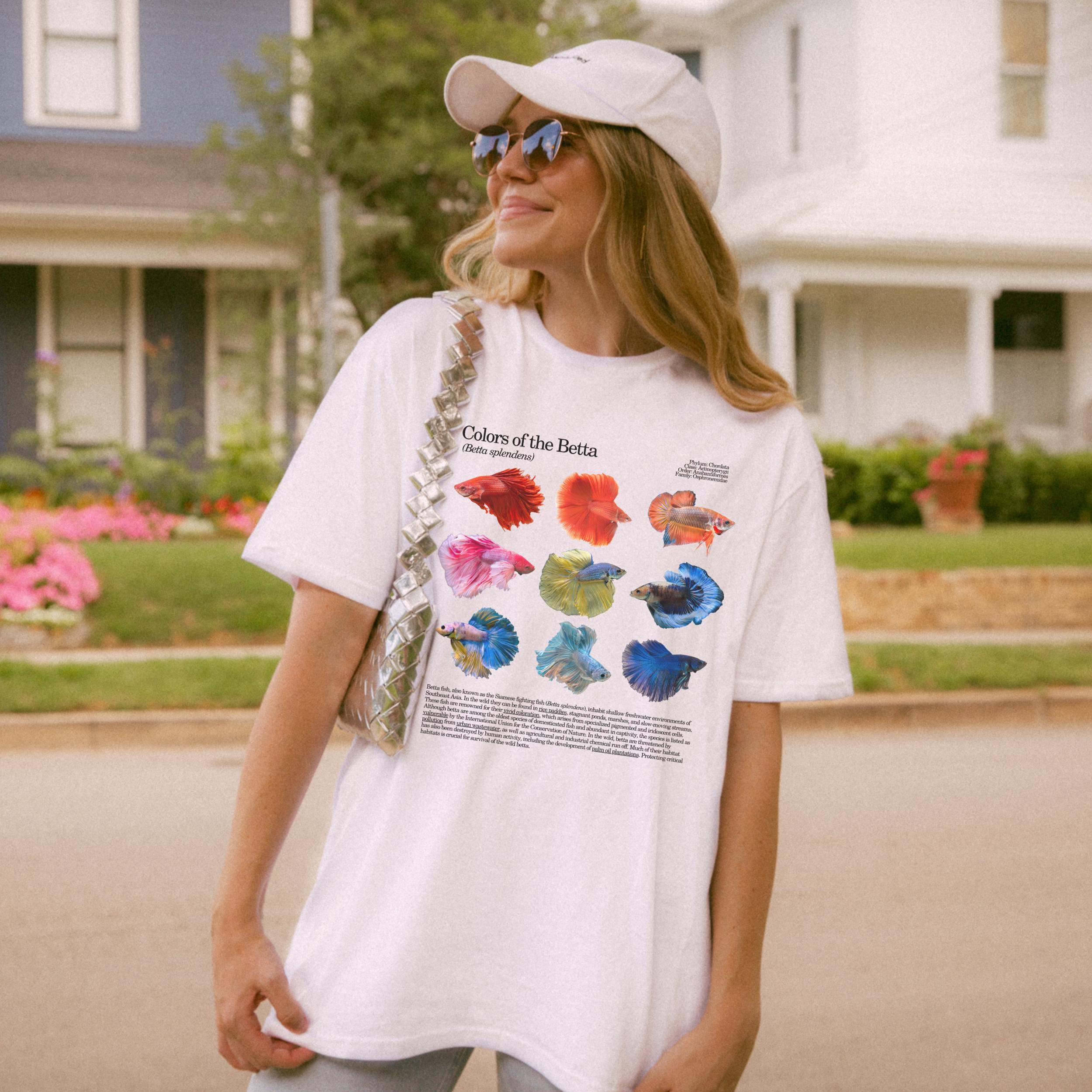 Trendy Betta Fish Shirt, Colors of the Betta T-shirt, Ocean Life Tee ...