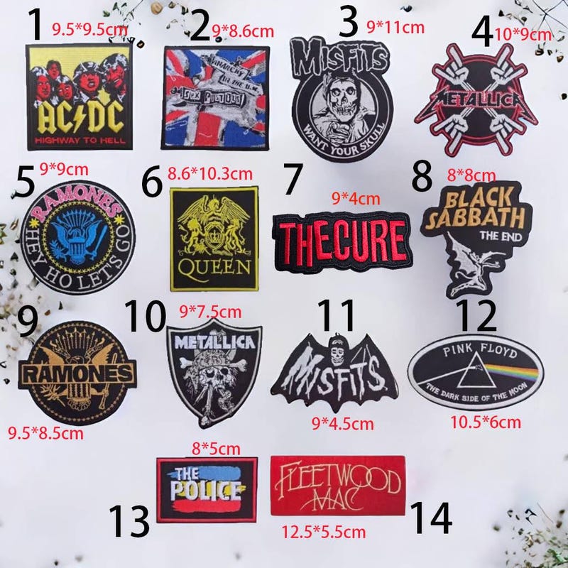 Rock Band Patches - Etsy