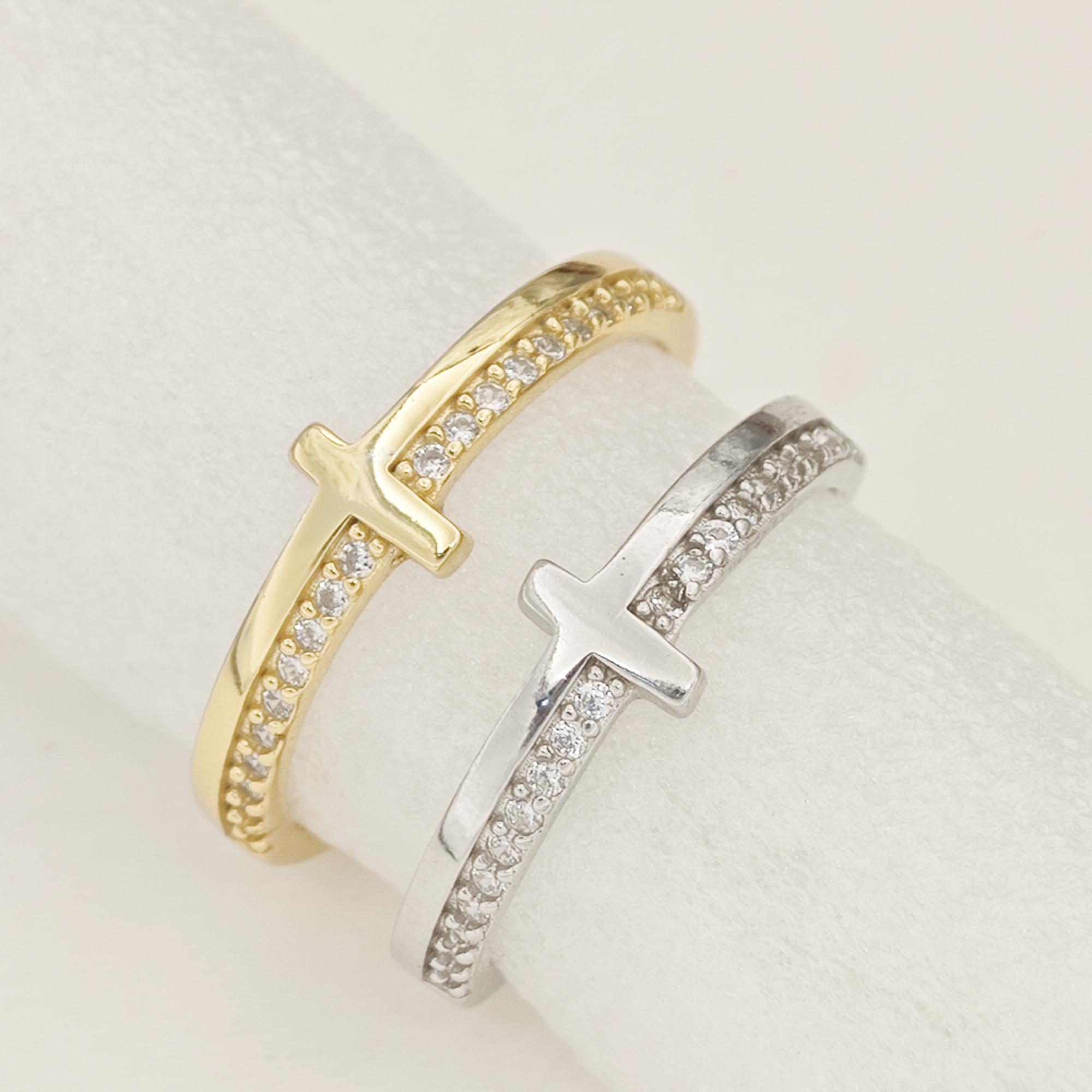 To My Daughter Cross Prayer Ring,cross Ring With Custom Engraving,s925 Silver Faith Cross Ring ...