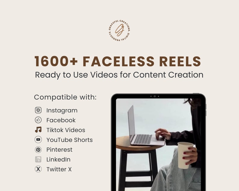 1600+ Faceless Reels Bundle, Aesthetic Reels, Faceless Marketing ...