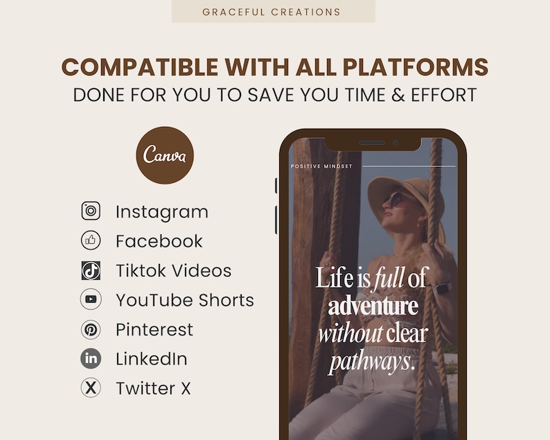 80 Instagram Reels Templates, Motivational Reels, Positive Mindset ...